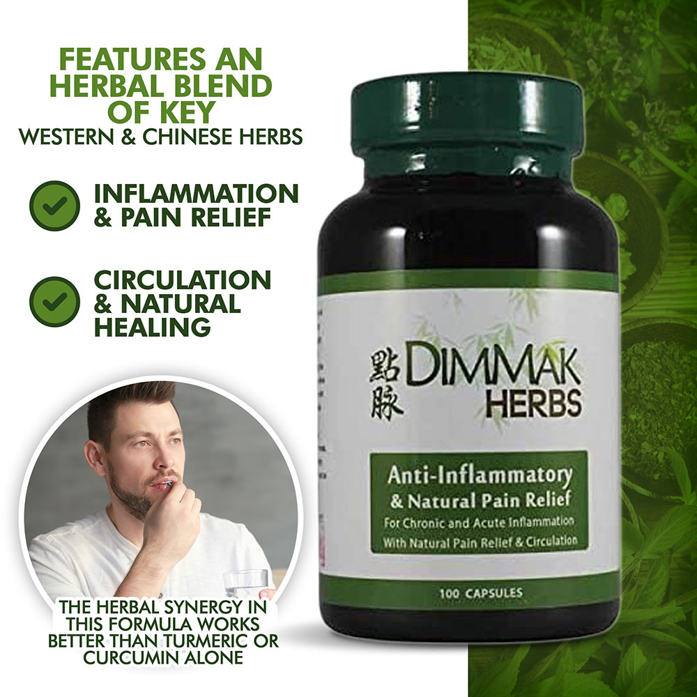 Natural Inflammation And Pain Relief Supplement Dimmak Herbs